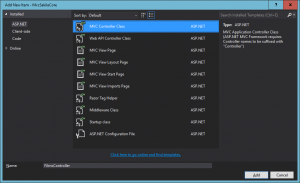 MySQL :: Getting started with ASP.NET Core and MySQL Connector/NET