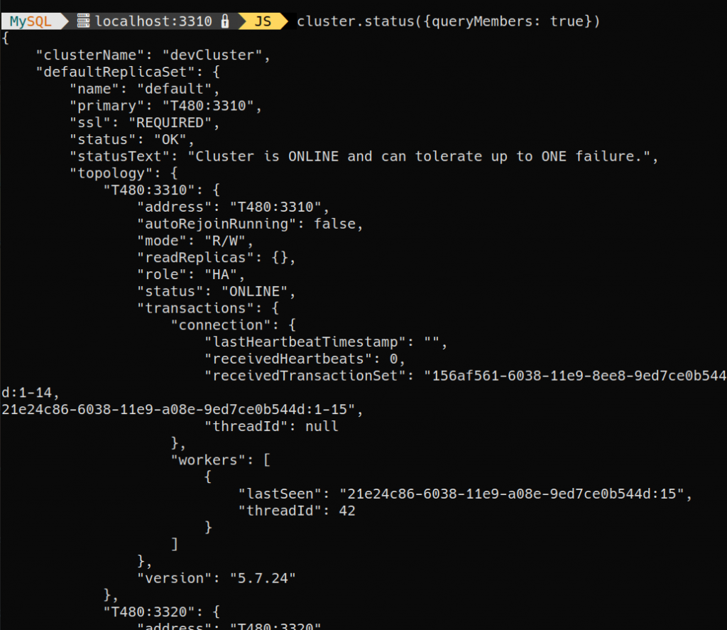 MySQL :: MySQL InnoDB Cluster – What’s new in the 8.0.16 release