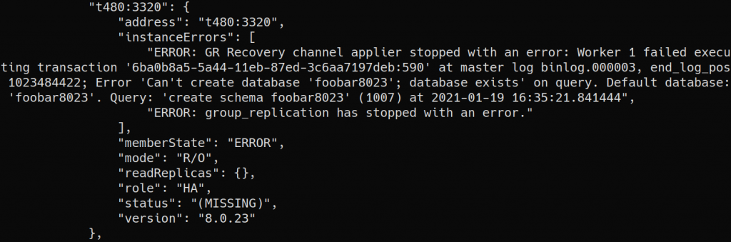 MySQL :: MySQL Shell AdminAPI – What’s new in 8.0.23?