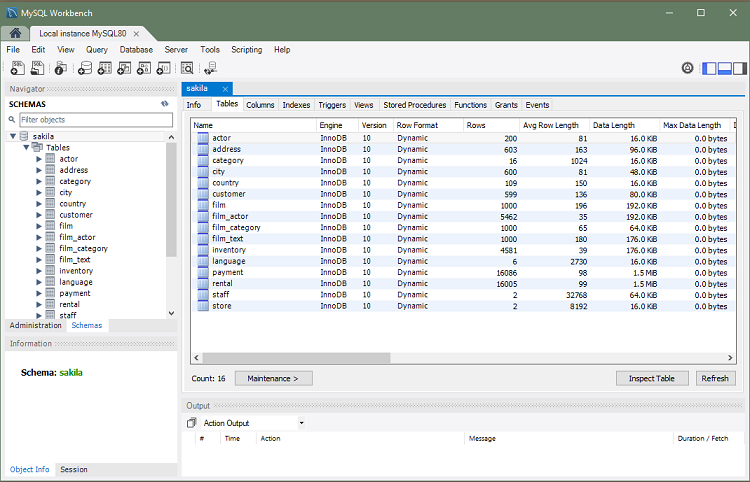 Mysql Workbench Show Databases